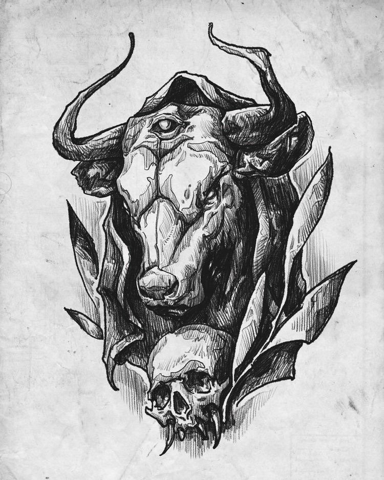 Bika Tetoválás férfiaknak és nőknek: tetkó minta és jelentésük - VeAn ...