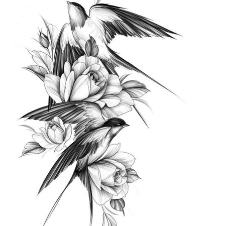 Fecske Tetoválás férfiaknak és nőknek: tetkó minta és jelentésük - VeAn ...