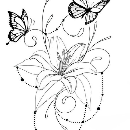 Liliom Tetoválás férfiaknak és nőknek: tetkó minta és jelentésük - VeAn ...