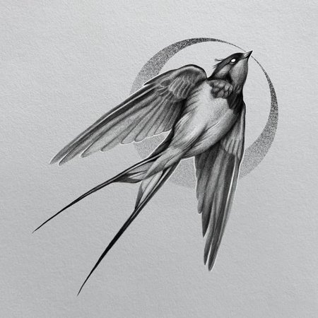 Fecske Tetoválás férfiaknak és nőknek: tetkó minta és jelentésük - VeAn ...
