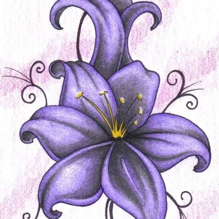 Liliom Tetoválás férfiaknak és nőknek: tetkó minta és jelentésük - VeAn ...