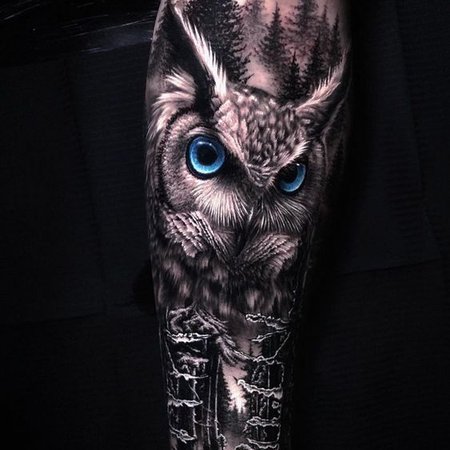 Bagoly Tetoválás férfiaknak és nőknek: tetkó minta és jelentésük - VeAn ...